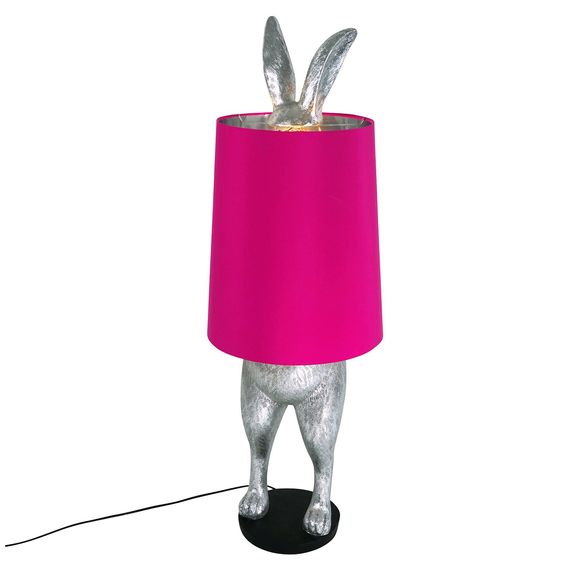 Werner Voss Golvlampa Hiding Rabbit® Rosa, Silver | Hill Ceramic®