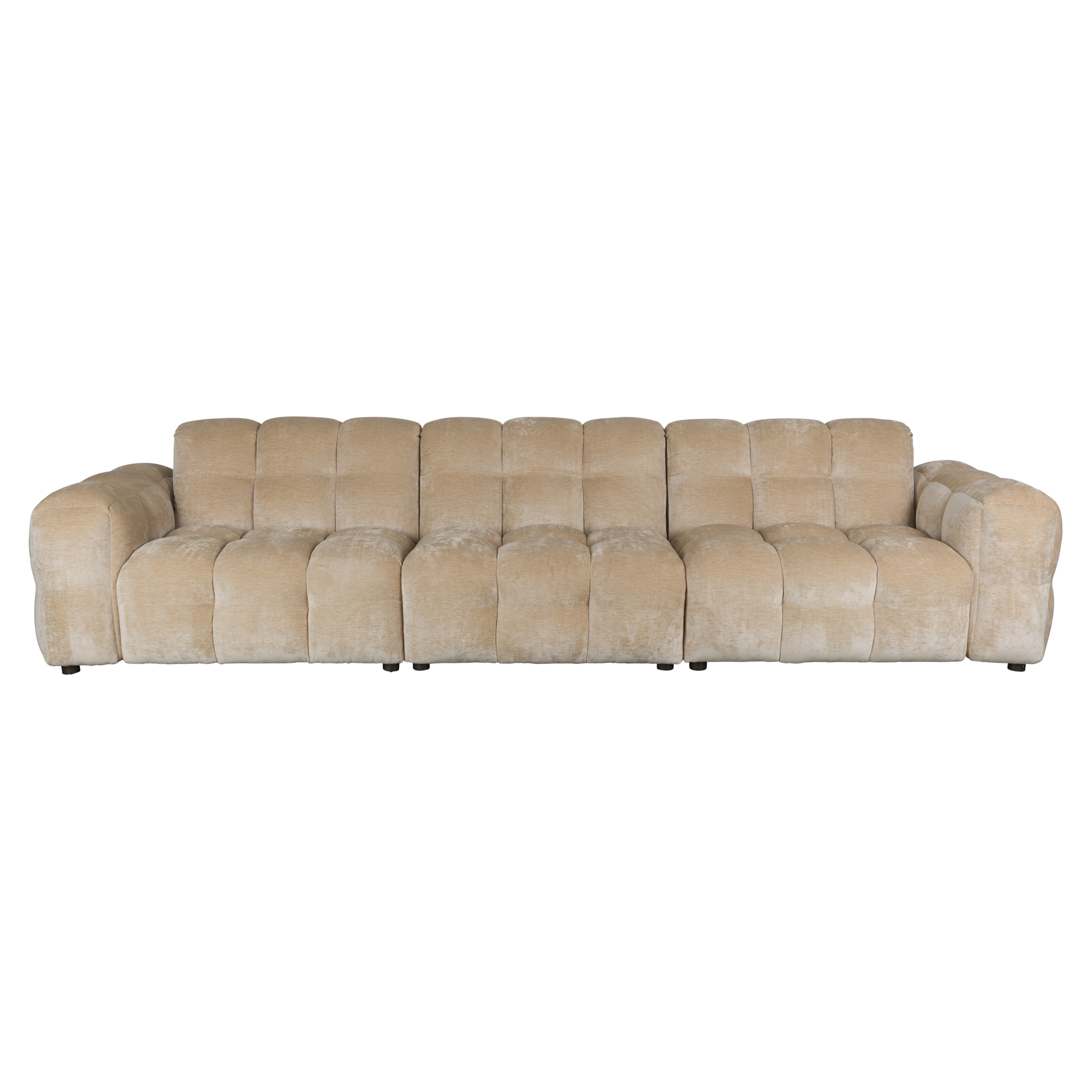 Dutchbone Soffa 4,5-Sits Hackman Beige Sammet | Hill Ceramic®