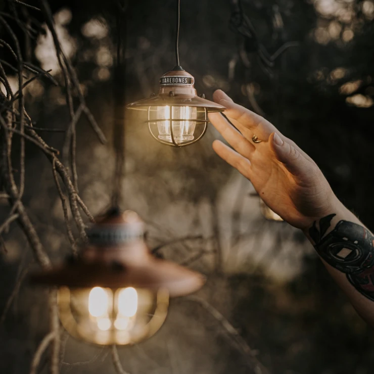 Barebones Hängande Lampa Trio Edison Koppar | Hill Ceramic®