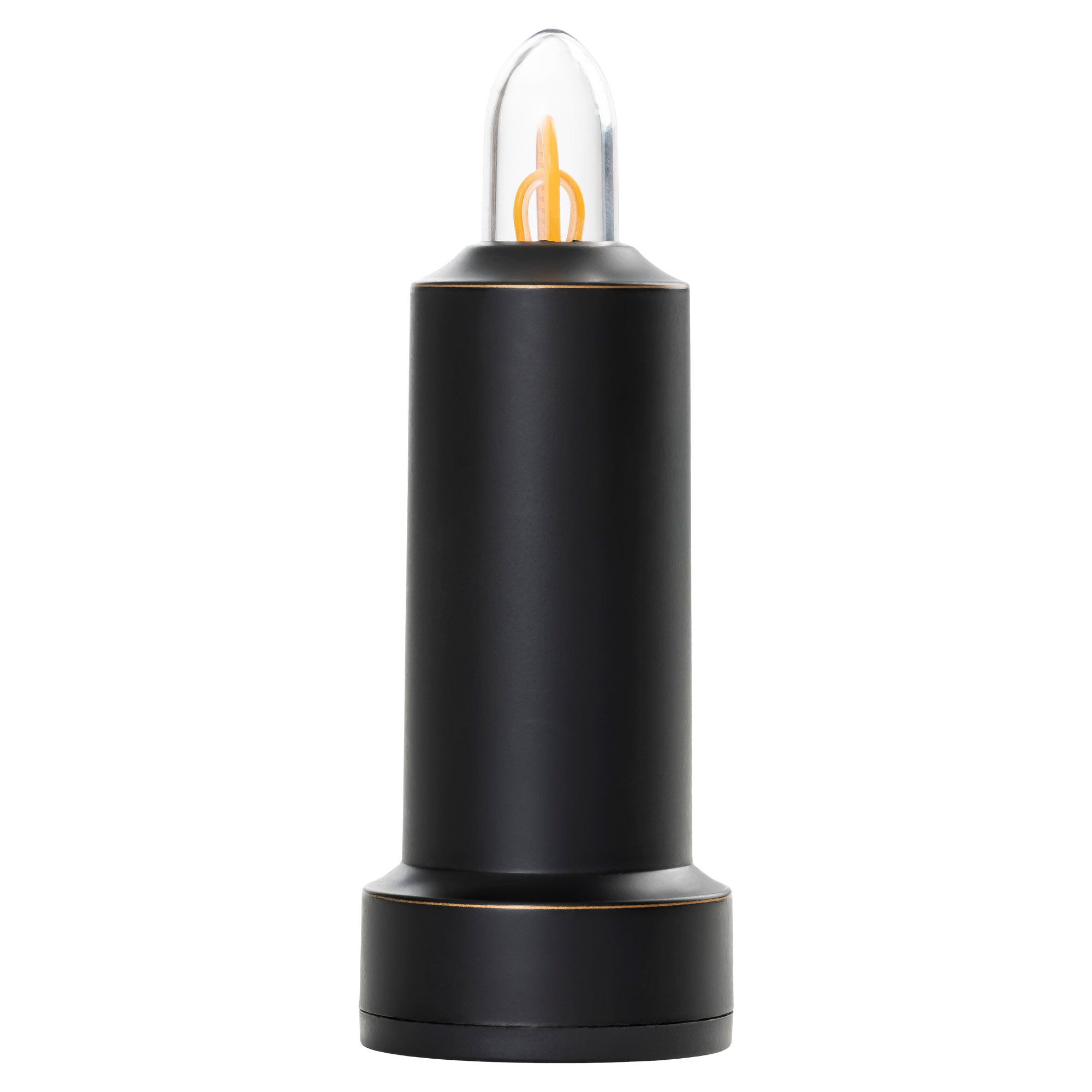 Barebones LED Ljus Candle Svart | Hill Ceramic®