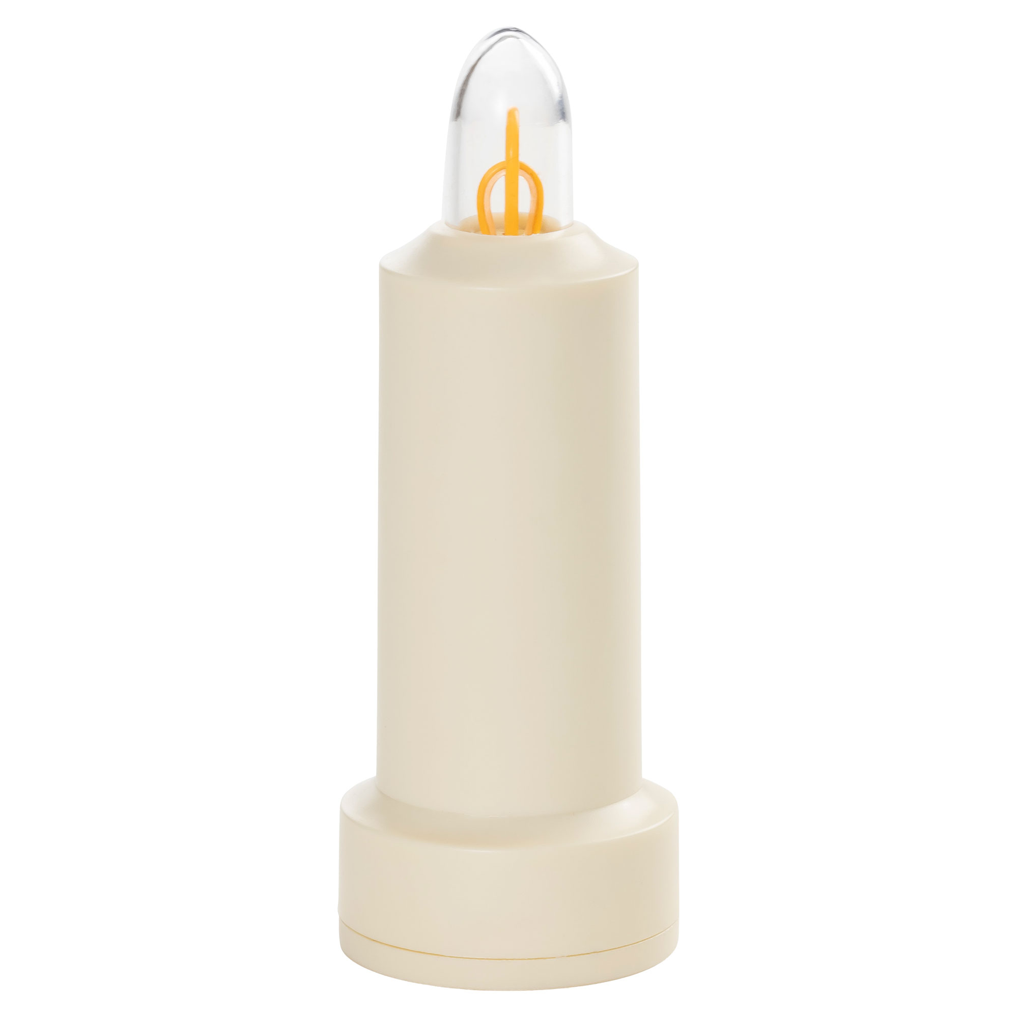 Barebones LED Ljus Candle Ljusgrå | Hill Ceramic®