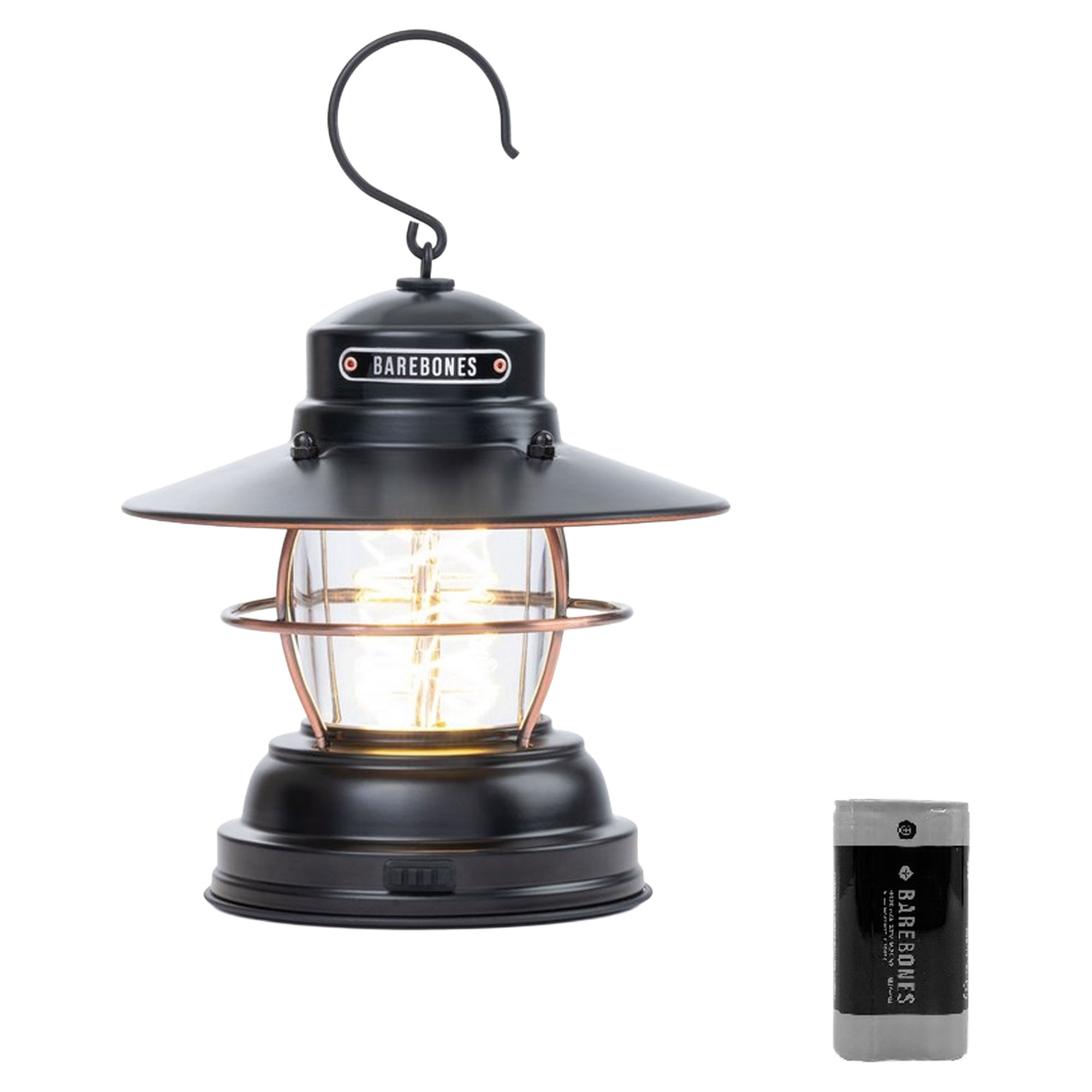 Barebones Lykta med Två Batterier Outpost Brons | Hill Ceramic®