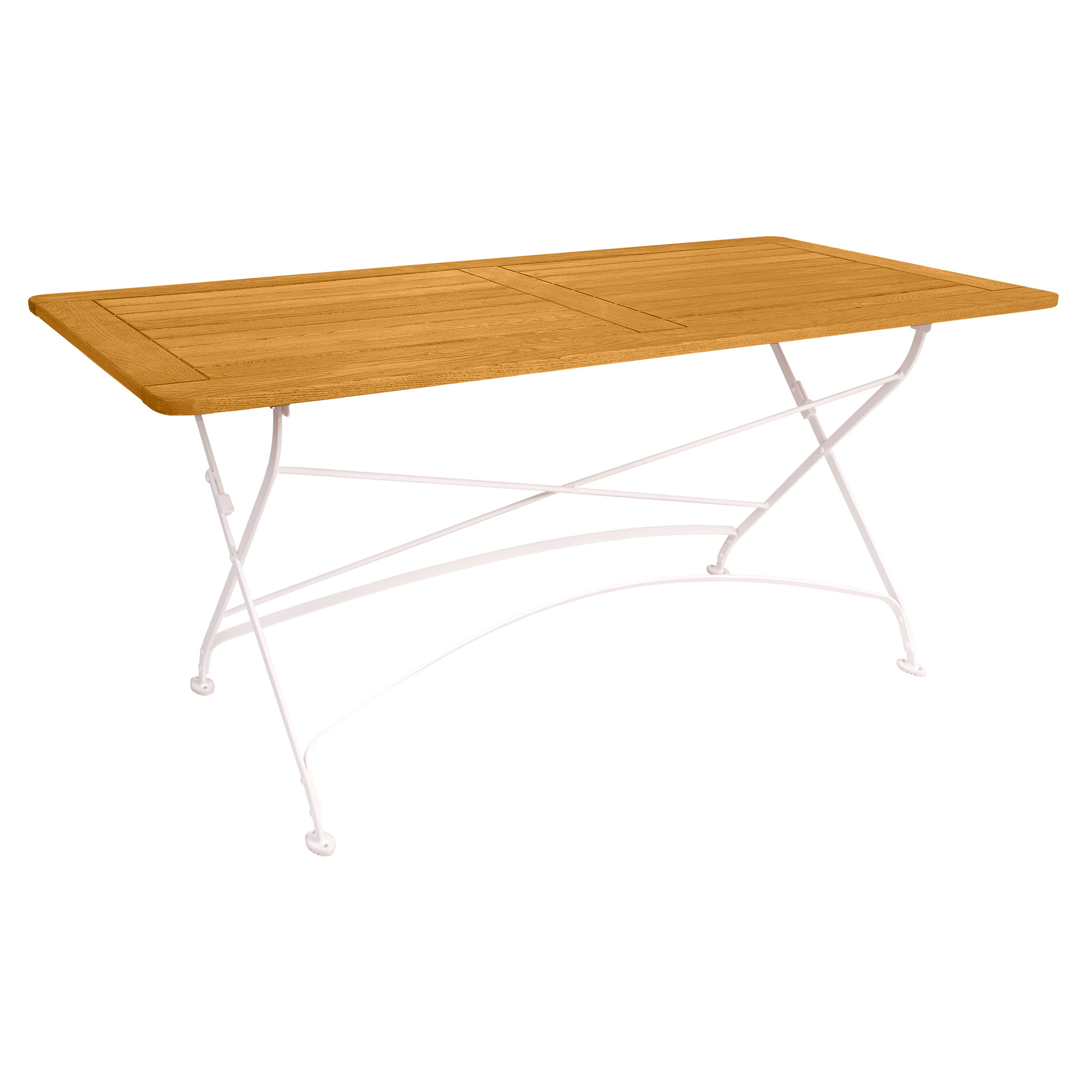 Trädgårdsbord Arvex Trä, Vit 160x80 cm med Ram | Hill Ceramic®