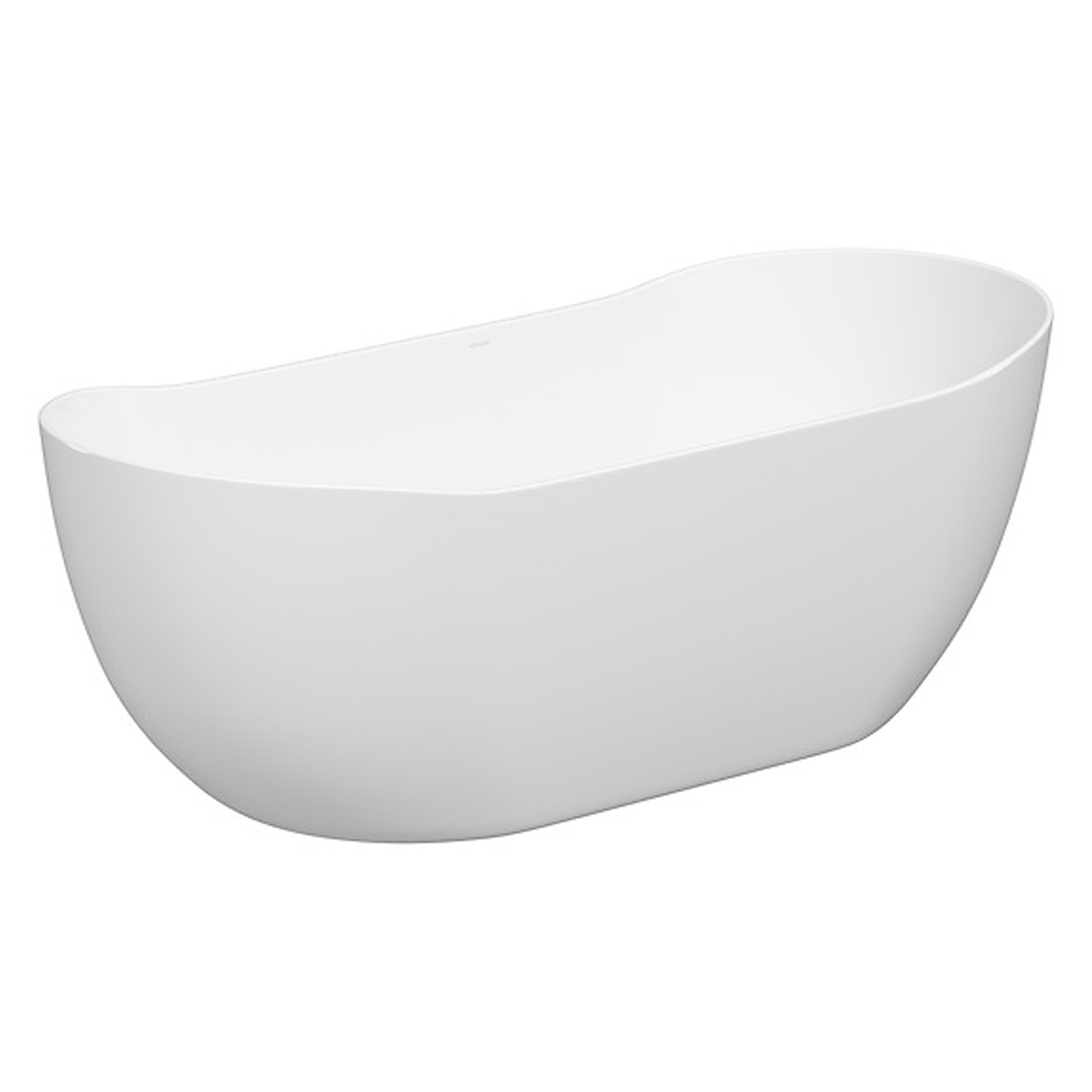 Badkar Miravera Vit Blank 180 cm med Krom Click-Clack Bottenventil