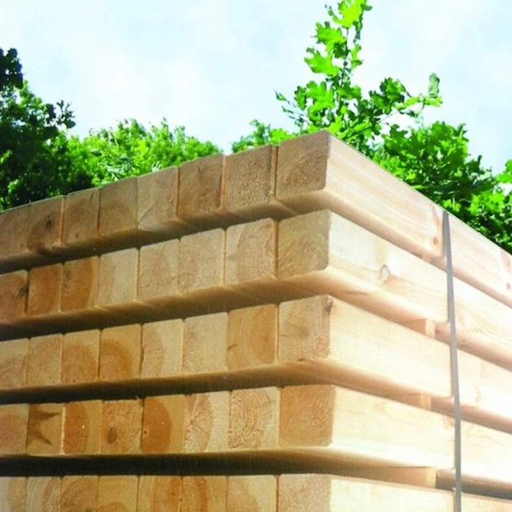 Stolpe Fortis Trä 7x7x180 cm | Hill Ceramic®