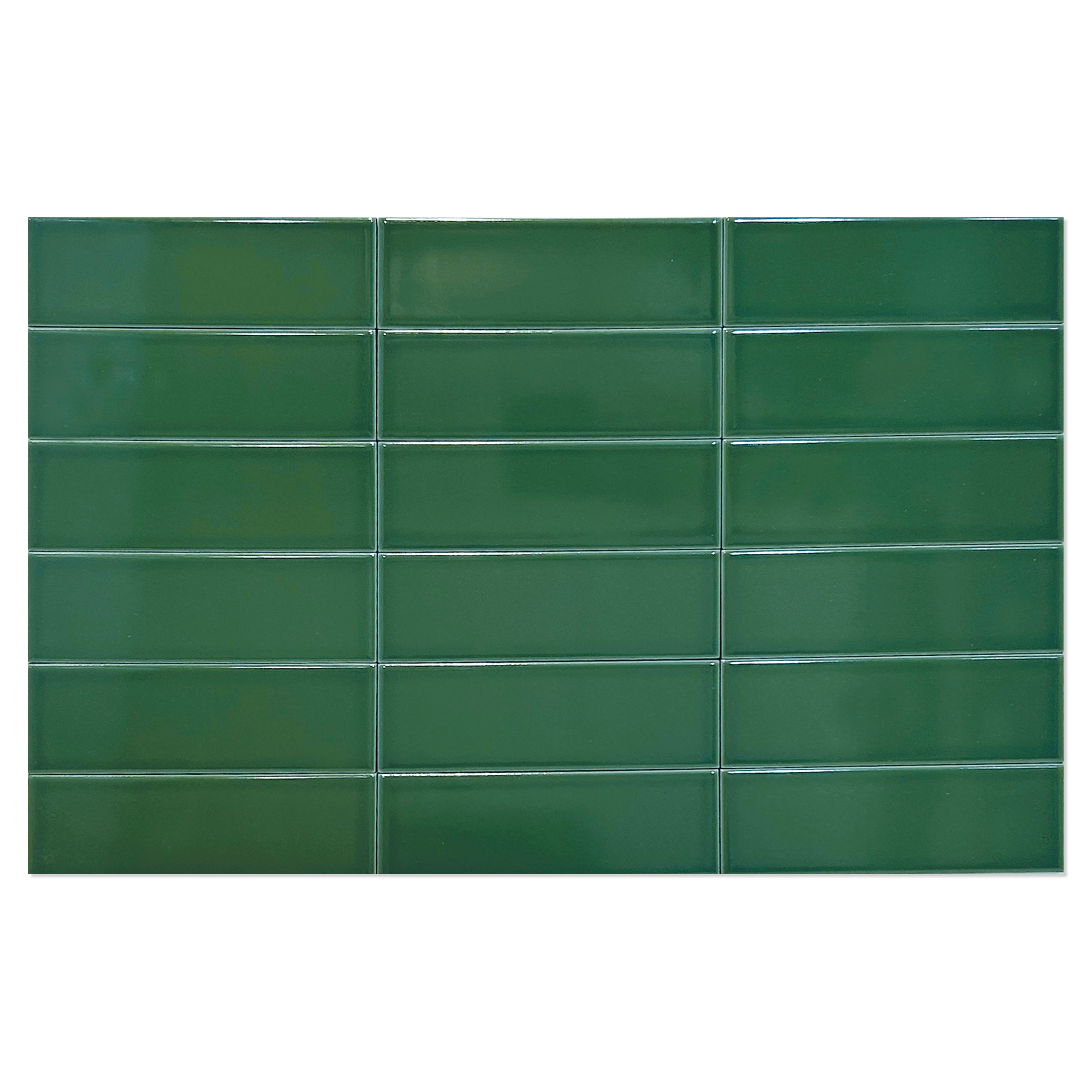 Kakel Modul Grön Blank 5x15 cm | Hill Ceramic®