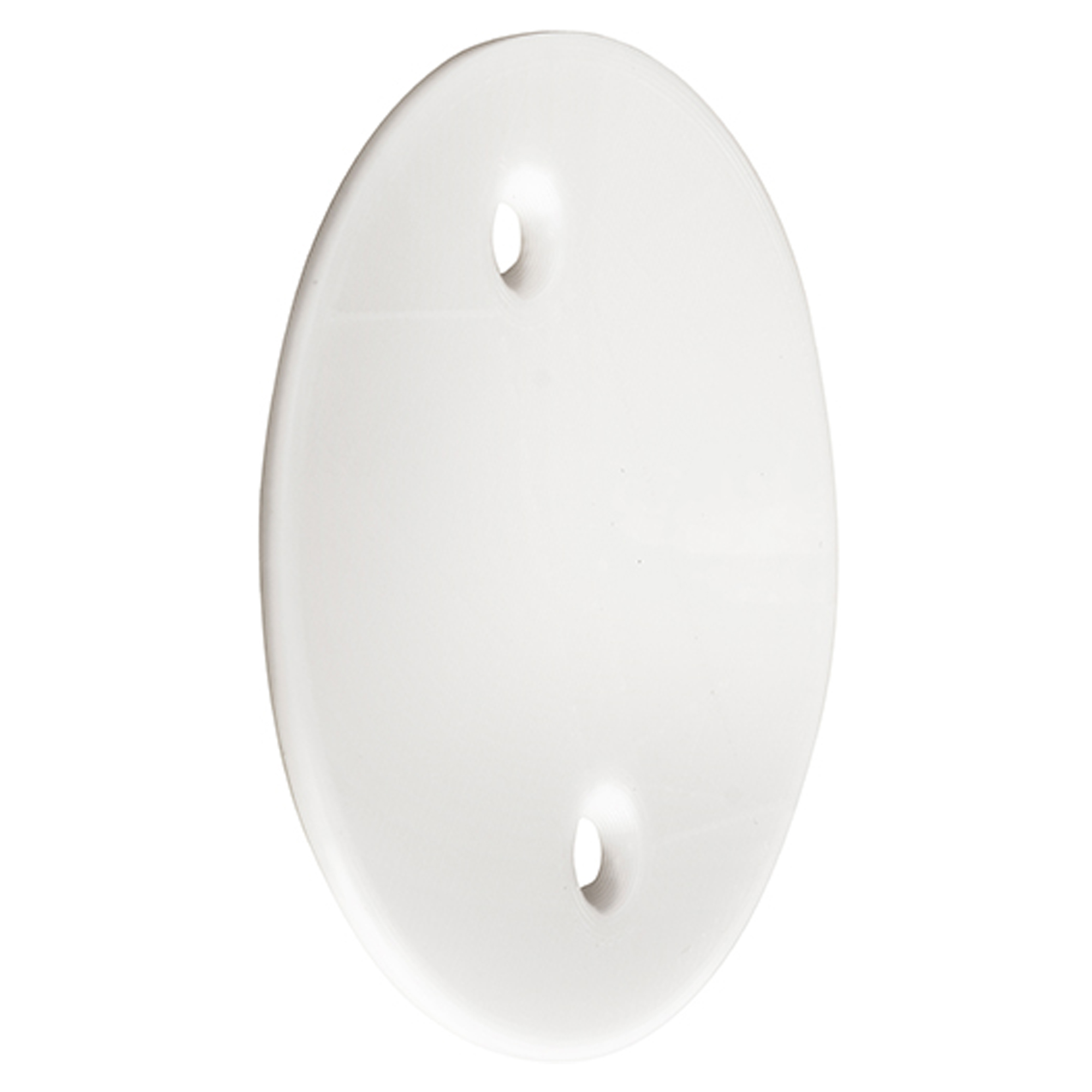 Väggplatta för Piktogram 8x8 cm Krom Blank Rund | Hill Ceramic®