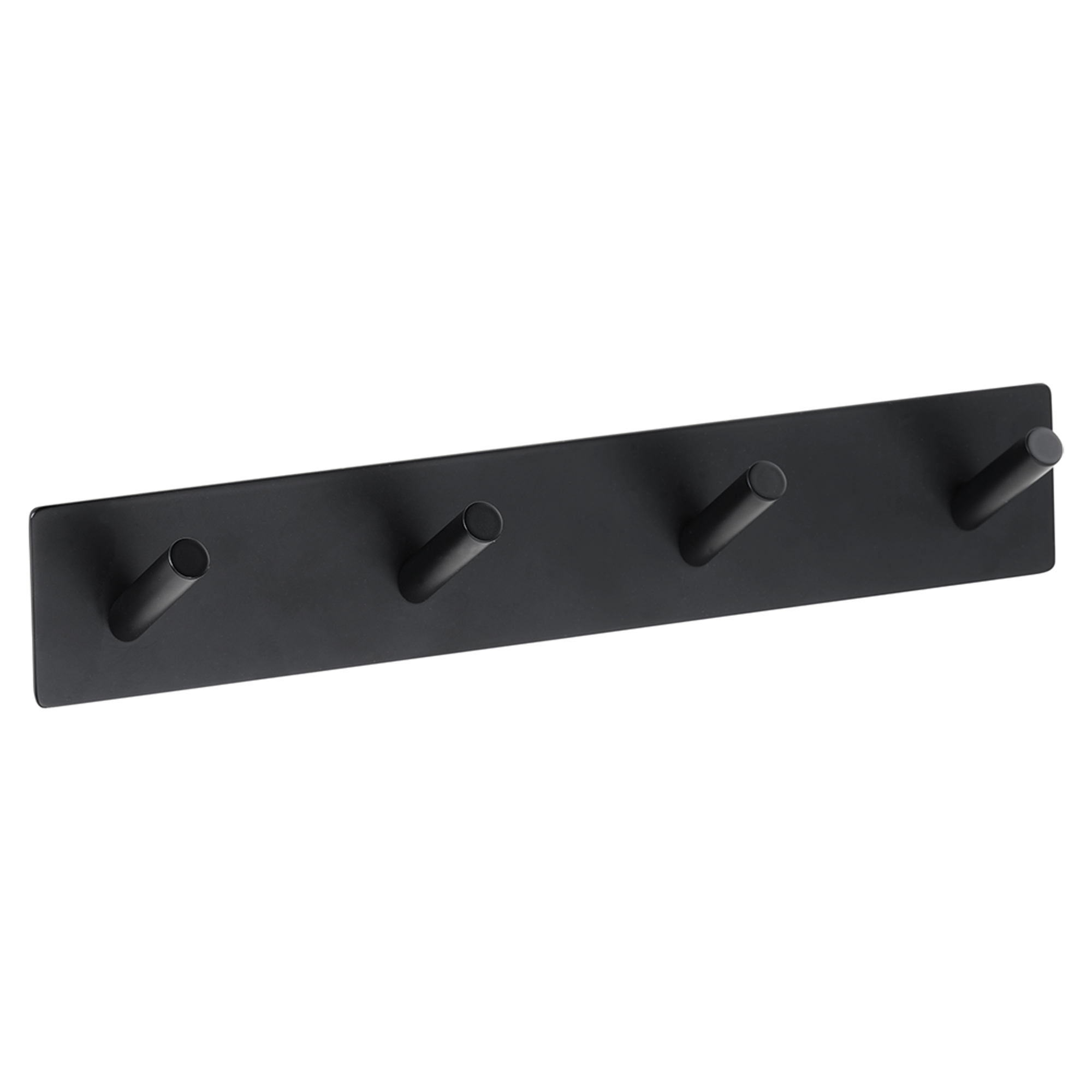 Kroklist med 4 Krokar Civio Svart Matt | Hill Ceramic®