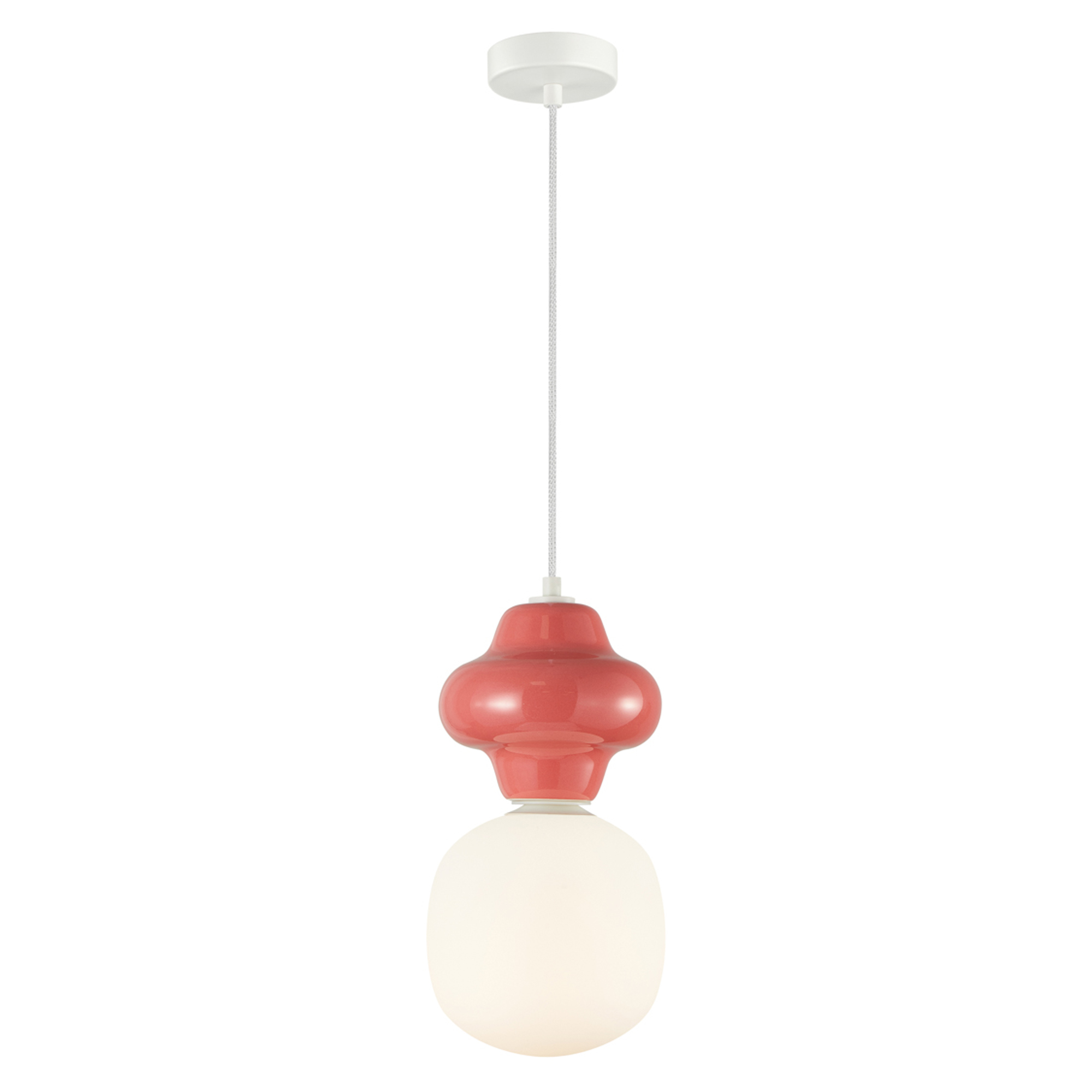 Hängande Lampa Uno Norin Röd Matt Ø 15 cm | Hill Ceramic®