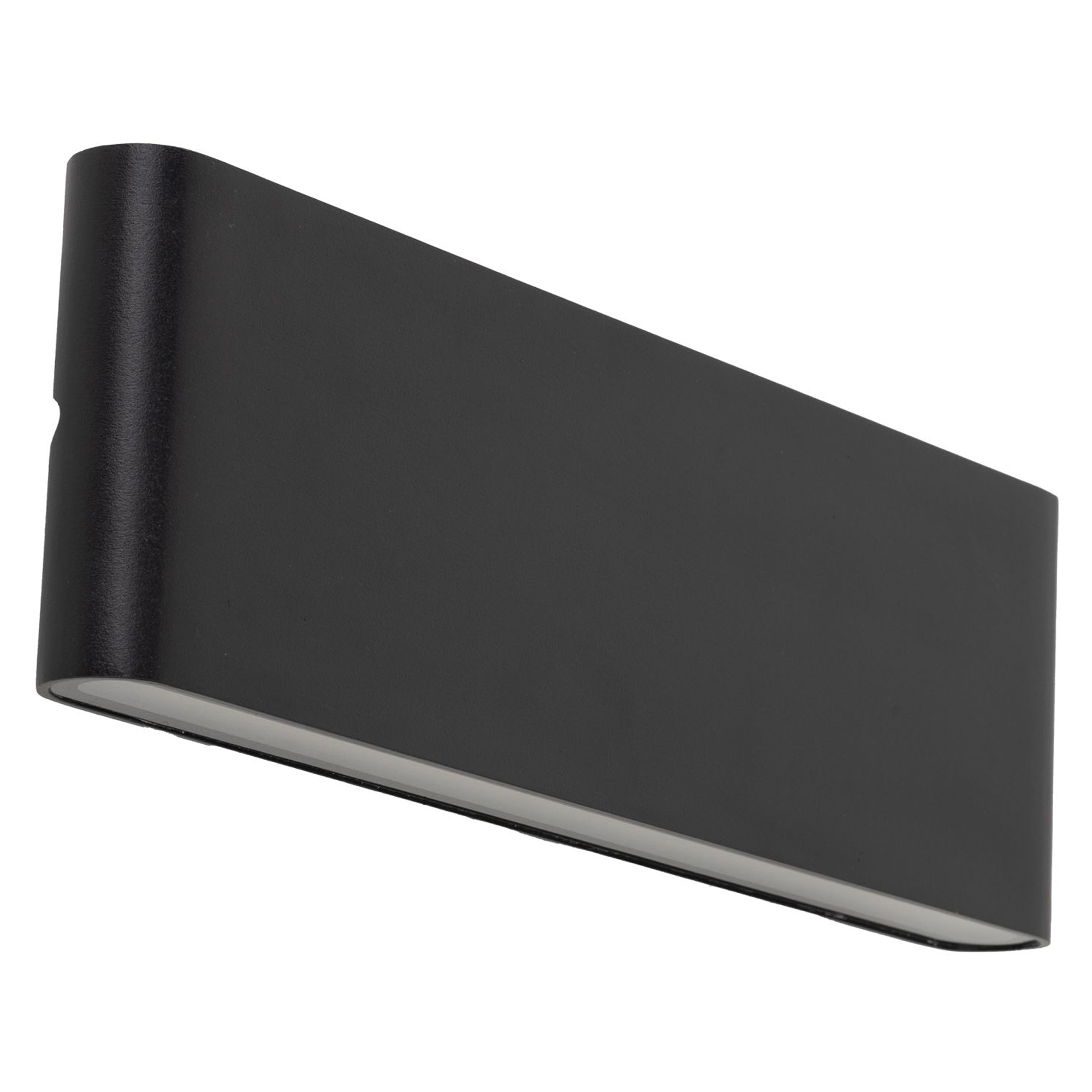 Utomhusvägglampa L Sundby Svart Matt | Hill Ceramic®